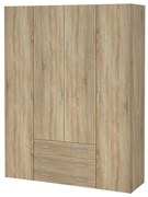 Šatní skříň Sid 154 x 49,5 x 200,4 cm, dub sonoma
