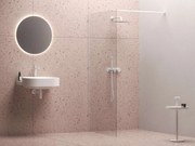 Ravak Walk-In - Sprchová stěna Walk-In Wall 100x200 cm, matná bílá/čiré sklo GW9WA0E0SZ1