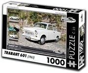 Retro-auta puzzle č. 23 trabant 601 (1965) 1000 dílků