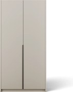 ADRK Šatní skříň BREGMA II WB 100, bílá/madlo černé