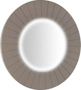 Sapho Sapho, LUMIRO STRIP kulaté zrcadlo s LED osvětlením v rámu, průměr 75cm, agila, LR750-4343S