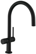 Hansgrohe Talis M54 - Dřezová baterie Talis 220, s uzavíracím ventilem pro spotřebič, matná černá 72805670