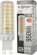 Žárovka G9 LED 10W 4000K 950lm - neutrální bílá
