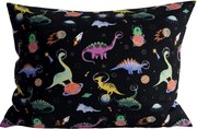 Povlak na polštář z mikrovlákna DINO SPACE 70x90 cm, barevný
