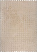 Kusový koberec Waffle Faux Fur Ivory, 180x290, béžová, obývacia izba, Flair Rugs
