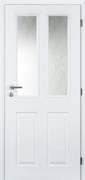 Doornite Achilles Interiérové dveře 80 P, 80 × 197 cm, lakované, pravé, bílé, prosklené