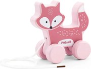 Dřevěná tahací hračka na šňůrce Viga Liška
