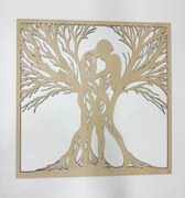 dřevo života Dřevěný obraz stromu SPOJENÍ II. jakost Rozměry (cm): 60x60, Zvolte barvu dekoru: Javor