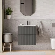 Umyvadlo Duravit s umyvadlovou skříňkou TIM 60 cm