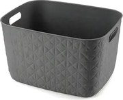 Curver Softex L tmavě šedá / Úložný koš / 19 l