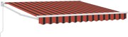 Stahovací markýza Oranžová a hnědá 300 x 250 cm 3329945