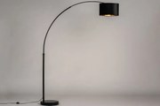 Stojací oblouková lampa Felt Black and Gold