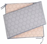 Bavlněná výstelka do postýlky Nattiot Dots, 35 x 190 cm