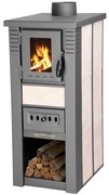 Krbová kamna Pro Lava Ceramic, 6,5 kW, 120 mm, béžová