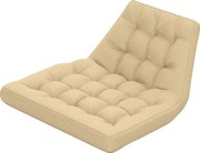 Outsunny sedací polštář, 120x100 cm polštář na křeslo s opěradlem, 8 cm silná podložka, vodoodpudivý sedací polštář pro houpací křesla a závěsné koše…
