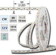LED pásek McLED 12V studená bílá š=10mm IP20 14,4W/m 60LED/m SMD5050 ML-121.599.60.2