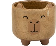 Kameninový ručně malovaný obal na květináč ø 7,5 cm Mojave Capybara – Sass &amp; Belle