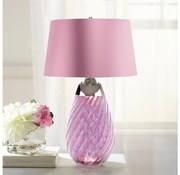 Elstead LENA-TL-L-PLUM - LED Stolní lampa LENA 1xE27/40W/230V 74 cm růžová