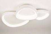 Stropní designové LED svítidlo Organic White 90