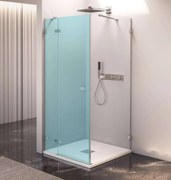 Polysan Edge - Sprchová stěna Fortis 100x200 cm, Antidrop, čiré sklo/chrom FL3522