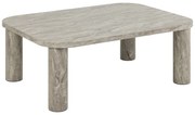Světle šedý konferenční stolek v dekoru mramoru 75x100 cm Solano – Actona