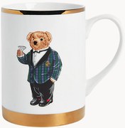 Sada porcelánových hrnků se zlatým zdobením Thompson, 4 díly