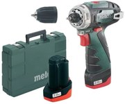 Aku vrtačka metabo powermaxx bs basic 12v, 2x2ah 600984500