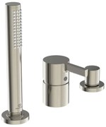 Ideal Standard Joy - Baterie na okraj vany, 3-otvorová instalace, Silver Storm BC788GN