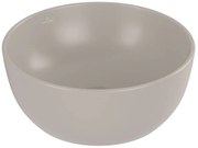 Villeroy & Boch Artis - Umývátko na desku, průměr 33 cm, bez přepadu, bez otvoru pro baterii, CeramicPlus, Almond 438932AM