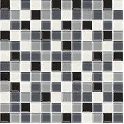Skleněná mozaika Premium Mosaic šedá 30x30 cm lesk MOS25MIX2