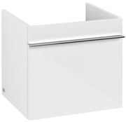 Villeroy & Boch Venticello - Umyvadlová skříňka 47x42x43 cm, 1 zásuvka, Glosy White A93102DH