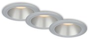 Briloner 7041-034-SADA 3x LED Koupelnové podh. svítidlo LED/4,9W/230V stříbrná