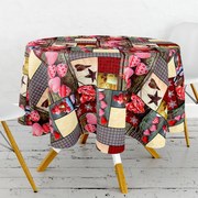 Ubrus PVC kulatý DC-555 – Vánoční vzpomínky (různé velikosti)