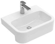 Villeroy & Boch Architectura - Umyvadlo polozápustné 55x43 cm, bez přepadu, otvor pro baterii, alpská bílá 41905601