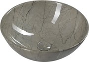 Sapho Sapho, DALMA keramické umyvadlo 42x16,5x42 cm, grigio, MM113