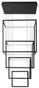Azzardo AZ3139 - LED Stmívatelný lustr na lanku OPERA LED/329W/230V černá