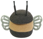Látkový dětský koš na hračky ø 15x15 cm Baby Bee – Lorena Canals