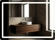 Dotykové zrcadlo s LED osvětlením COLOR 80x60 cm