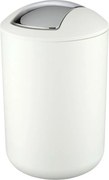 Bílý plastový odpadkový koš 6,5 l Brasil – Wenko
