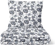 Krepové povlečení Monstera - šedomodré Velikost: 140 x 200 + 70 x 90