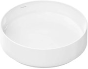 Hansgrohe Xuniva Evo S - Umyvadlo na desku, průměr 40 cm, bez přepadu, bez otvoru pro baterii, HygieneEffect, SmartClean, bílá 63005450