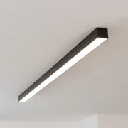 LED Stropní svítidlo ALLDAY BASIC LED/20/30/40W/230V 2700/4000/6000K 120 cm čer.