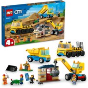 Lego stavebnice lego city 60391 vozidla ze stavby a demoliční koule
