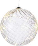 Světelná LED dekorace Sirius Wave Ball, Ø 13 cm