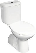 Jika WC Kombi ZETA se splachovacím kruhem, svislý odpad, 355 x 645 x 760 mm