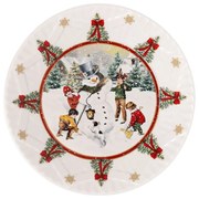 Villeroy & Boch Nízká mísa Toy’s Fantasy, Stavění sněhuláka, Ø 25 cm 14-8332-3660