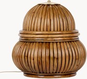 Malá stojací lampa z ratanu Bohemian