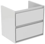 Ideal Standard Connect Air - Umyvadlová skříňka 58x41x52 cm, lesklý bílý/matný bílý lak E1605B2