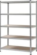 Fistar Regál 180x180x60 cm kovový zinkovaný 5-policový, nosnost 500 kg