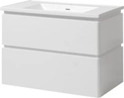 Lavedo Lion II 60 White koupelnová skříňka s umyvadlem z litého mramoru